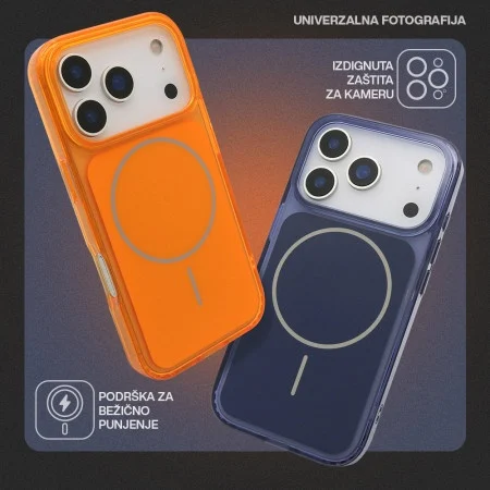 Futrola amber shine magsafe za iphone 17 (6.3) bela ( F123406 )