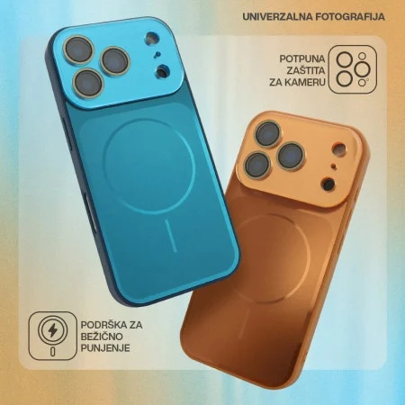 Futrola color metal magsafe ii za iphone 17 pro max (6.9) tamno plava ( F122924 )