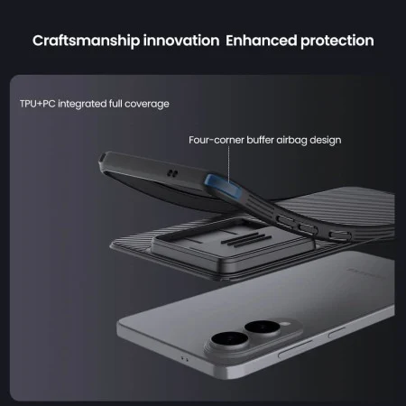 Futrola nillkin cam shield pro magnetic za samsung s937b galaxy s25 edge 5g crna ( F122783 )