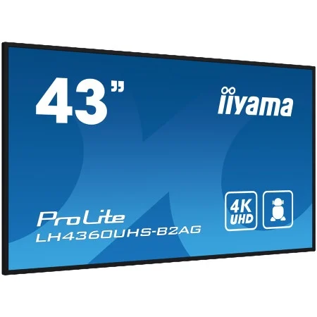 Iiyama lfd lh4360uhs-b2ag 42.5" va 3840 x 2160 @60hz 500 cd/m˛ 5000:1 8.5ms ( LH4360UHS-B2AG )