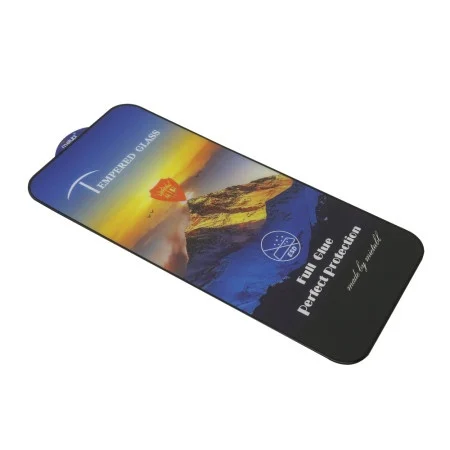 Folija za zastitu ekrana glass 2.5d za iphone 15 plus (6.7)/iphone 16 plus (6.7) crna ( FL10822 )