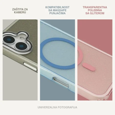 Futrola crystal magsafe za iphone 14 (6.1) ljubicasta ( F120867 )
