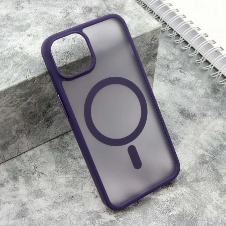 Futrola silky magsafe matte za iphone 14 (6.1) ljubicasta ( F116322 )