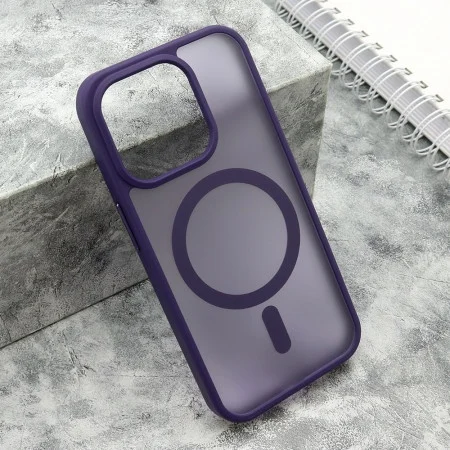Futrola silky magsafe matte za iphone 15 pro (6.1) ljubicasta ( F116334 )