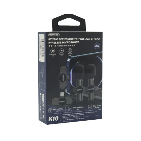 Mikrofon bluetooth remax k10 lightning crni ( R2196 )