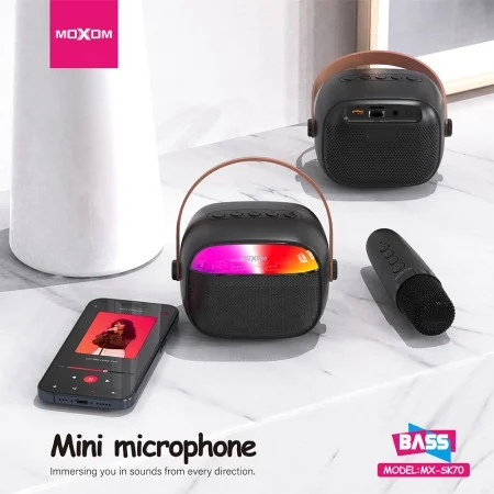 Moxom mx-sk70 crni Zvucnik bluetooth ( ZV943 )