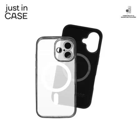 Just in case 2u1 extra case mag mix plus paket crni za iphone 16 ( MAGPL116BK )