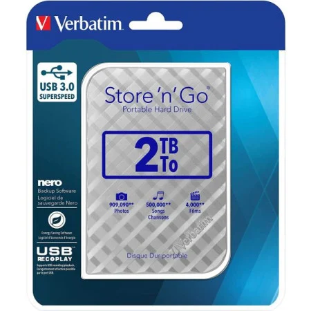 Verbatim HDD 2TB 3.0 siv kocka (53198)