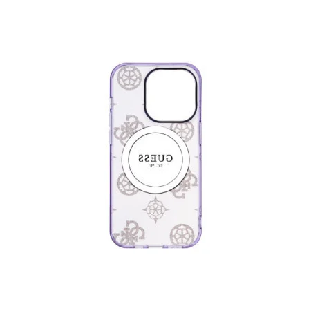 Guess fza iPhone 14 pro IML glitter peony gold purple MagSafe ( GUHMP14LHMPGSU )
