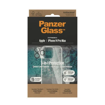 PanzerGlass iPhone 14 pro max bundle (UWF zaštitno staklo, futrola, zaštita za kameru) ( PGB0404+2786 )