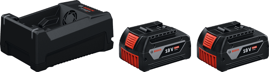 Bosch Starter set 2 x GBA 18V 5.0Ah Baterija + GAL 12V/18V-80 Punjač