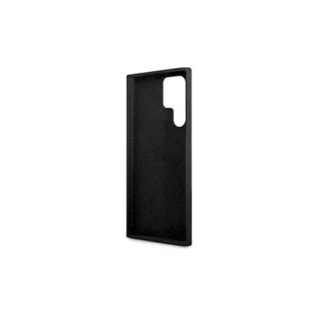 Guess futrola za Samsung S22 ultra black script metal logo ( GSM116056 )