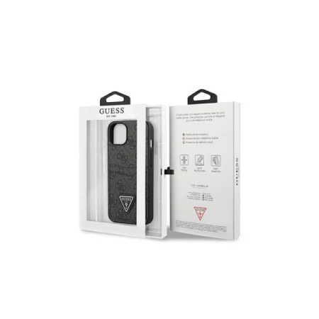 Guess Futrola za iPhone 13 Pro Black Triangle Logo Cardslot ( GSM168172 )