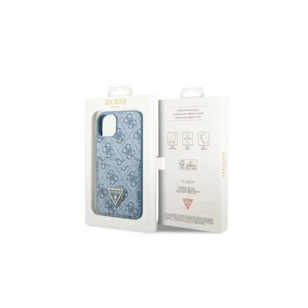 Guess Futrola za iPhone 13 Pro Blue Triangle Logo Cardslot ( GSM168171 )