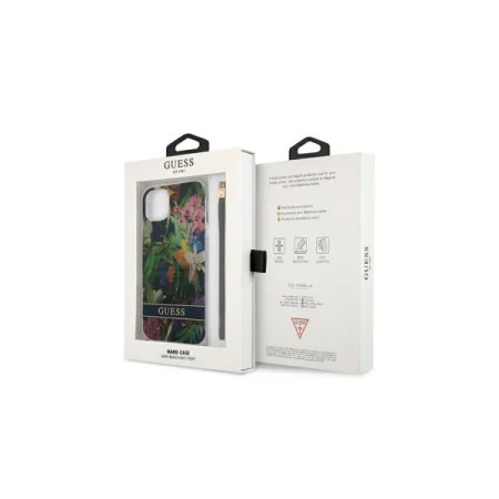 Guess Futrola za iPhone 13 Blue Flower Cord ( GSM165209 )