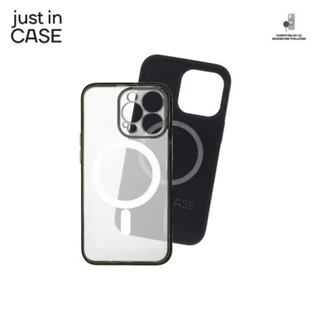 Just in case 2u1 extra case mag mix plus paket crni za iPhone 13 pro ( MAGPL106BK )