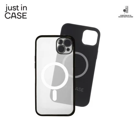 Just in case 2u1 extra case mag mix plus paket crni za iPhone 14 plus ( MAGPL109BK )