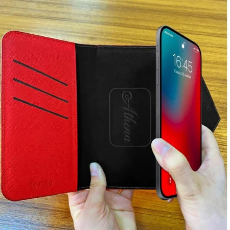 Celly athena univerzalna torbica za mobilni telefon u crvenoj boji ( ATHENARD )