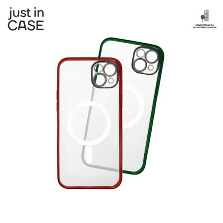 Just in case 2u1 extra case mag mix paket zeleno crveni za iPhone 14 plus ( MAG109GNRD )