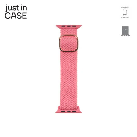 Just in case 2u1 narukvica 42-45mm pink milanese + pink tekstil ( MT4245PKPK )