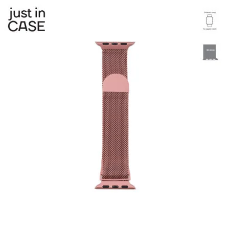 Just in case 2u1 narukvica 38-41mm pink milanese + pink tekstil ( MT3841PKPK )