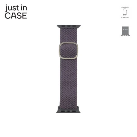 Just in case 2u1 narukvica 38-41mm crna milanese + siva tekstil ( MT3841BKGR )