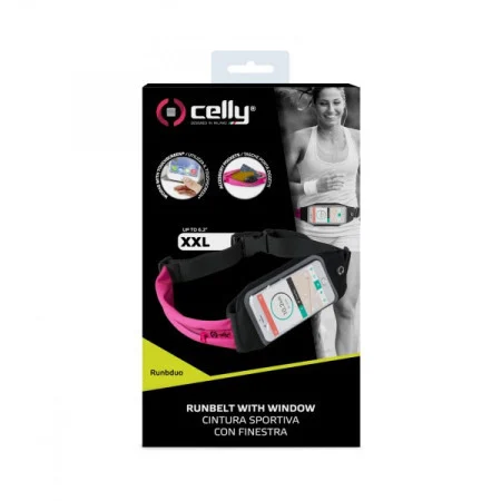Celly sportska futrola za mobilne telefone u pink boji ( RUNBDUOXXLPK )