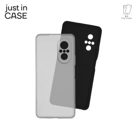 Just in case 2u1 extra case mix paket crni za Huawei nova 9SE ( MIX432BK )