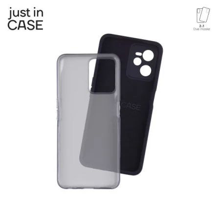 Just in case 2u1 extra case mix paket crni za Realme C35 ( MIX443BK )