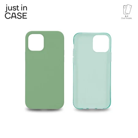 Just in case 2u1 extra case mix paket zeleni za iPhone 12 ( MIX103GN )