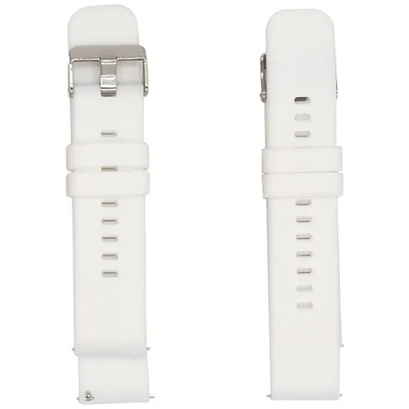 MeanIT tamenski kaiš za smartwatch, 22 mm, beli - MSWREM2