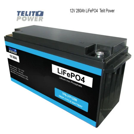 TelitPower 12V 280Ah TPB-LFP12280 LiFePO4 akumulator ( P-1823 )