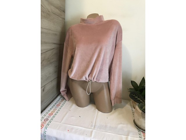 addax roze plisani duks M