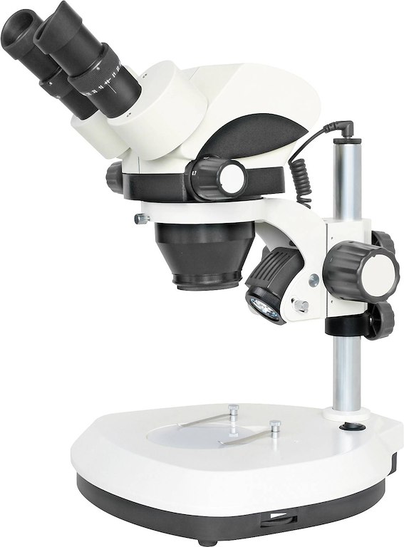 Bresser ETD 101 stereo zoom mikroskop 7–45x, binokularni, propuštena i odbijena svetlost