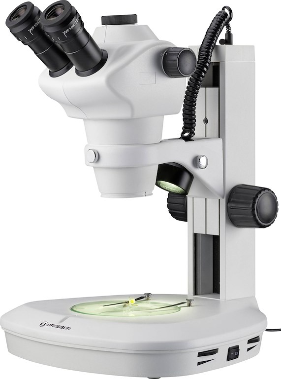Bresser ETD-201 stereo mikroskop 8–50x, trinokularni, propuštena i odbijena svetlost