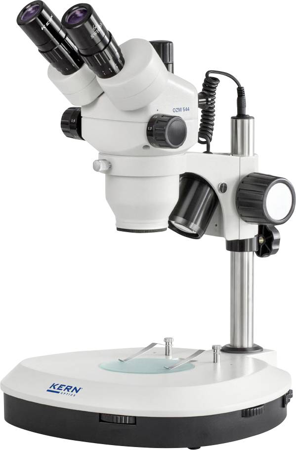 Kern OZM 544 stereo zoom mikroskop 7–45x, trinokularni, propuštena i odbijena svetlost