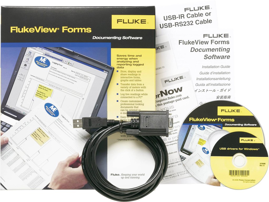 Fluke FVF-SC4 softver FlukeView Forms za stone multimetre