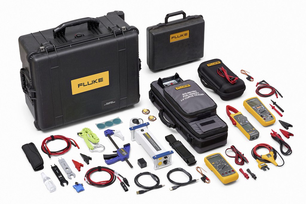 Fluke SOL-DMM87V-KIT komplet: PV analizator, solarna strujna klešta i multimetar 87V CAT III 1500 V