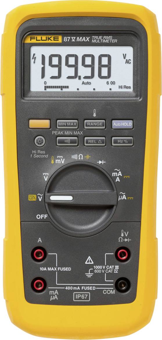 Fluke 87V-MAX ručni multimetar CAT III 1000 V, CAT IV 600 V
