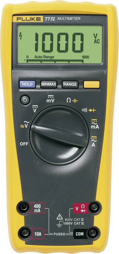 Fluke 77-4/EUR ručni multimetar CAT III 1000 V, CAT IV 600 V
