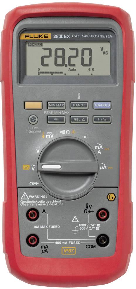 Fluke 28 IIEX ručni multimetar True RMS, CAT III 1000 V, CAT IV 600 V