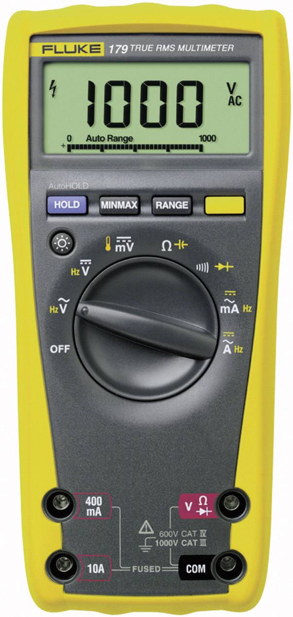 Fluke 179 ručni multimetar True RMS, CAT III 1000 V, CAT IV 600 V
