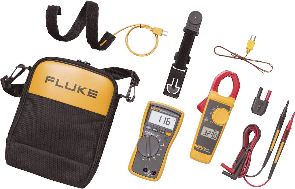 Fluke 116/323 komplet: ručni multimetar i strujna klešta 323 True RMS, CAT III 600 V