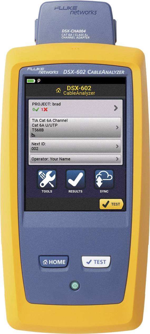 Fluke Networks DSX-602-PRO INT DSX CableAnalyzer sertifikator kablova Cat 6A