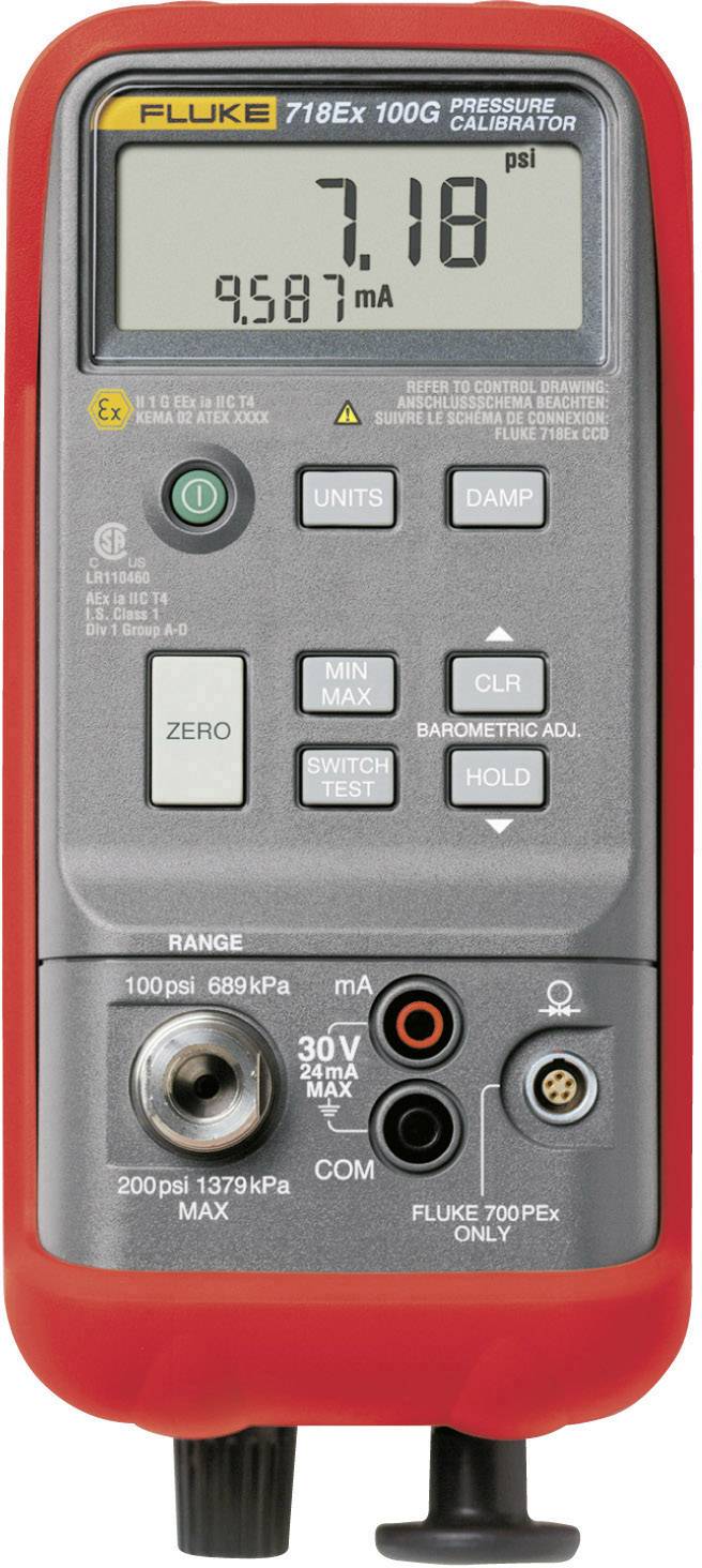 Fluke 718Ex 100G kalibrator pritiska sa ručnom pumpom 7 bar