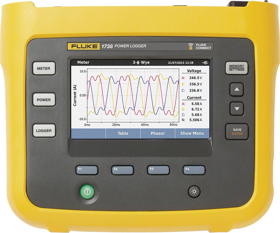 Fluke 1738/EUS analizator mreže CAT III 1000 V, CAT IV 600 V