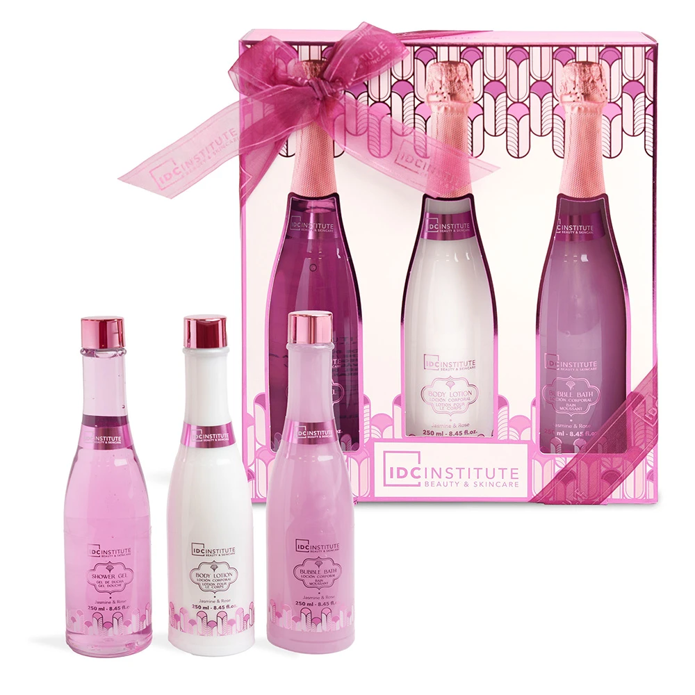 IDC Institute Scented Bath Champagne set za negu tela, 3/1