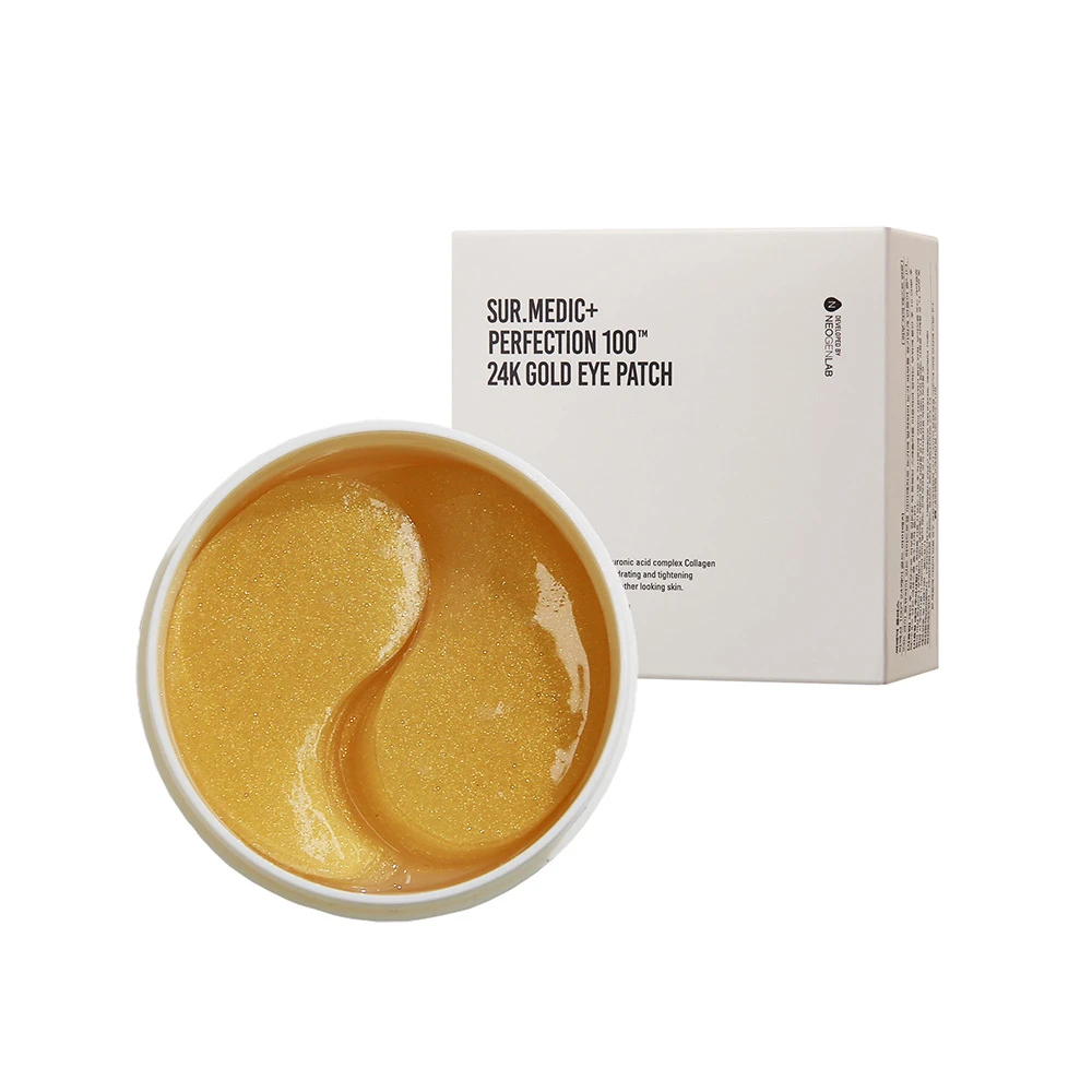 SUR.MEDIC+ by NEOGEN DERMALOGY Perfection 100™ 24K Gold hidrogel jastučići za predeo oko očiju, 75 g / 60 kom.