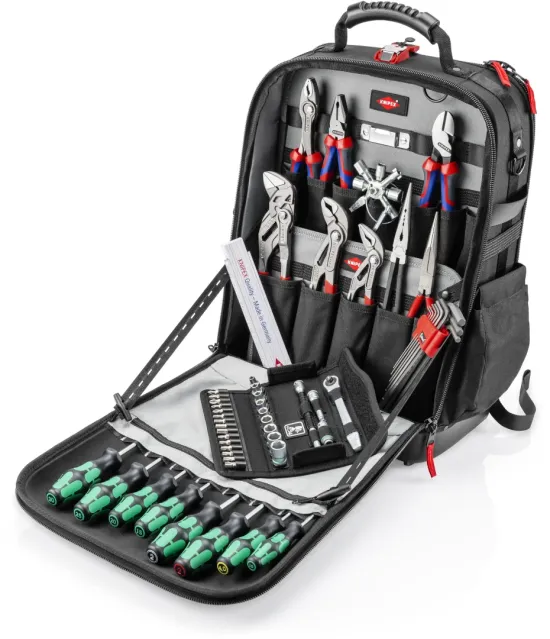 Knipex ranac za alat Modular X18 Mechanic + set od 55 alata - za servisere i mehaničare (00 21 50 M)