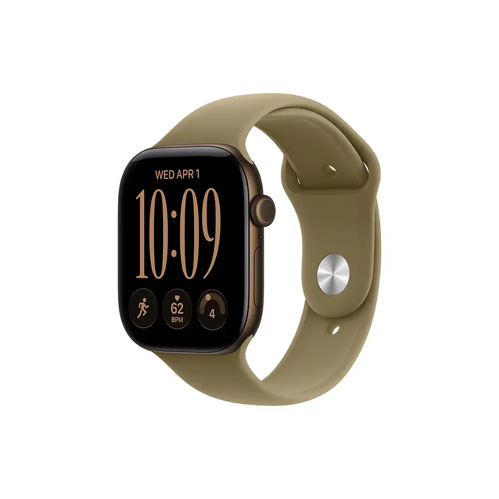 APPLE Watch S12 GPS 42mm Dark Bronze Aluminium Case with Olive Sport Band - M/L mjeg4et/a